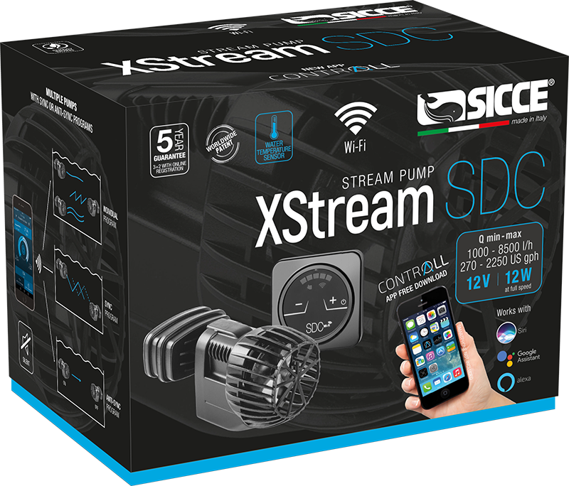 Sicce XStream SDC Wave Pump (270 - 2250 GPH) – Seastainable Supply