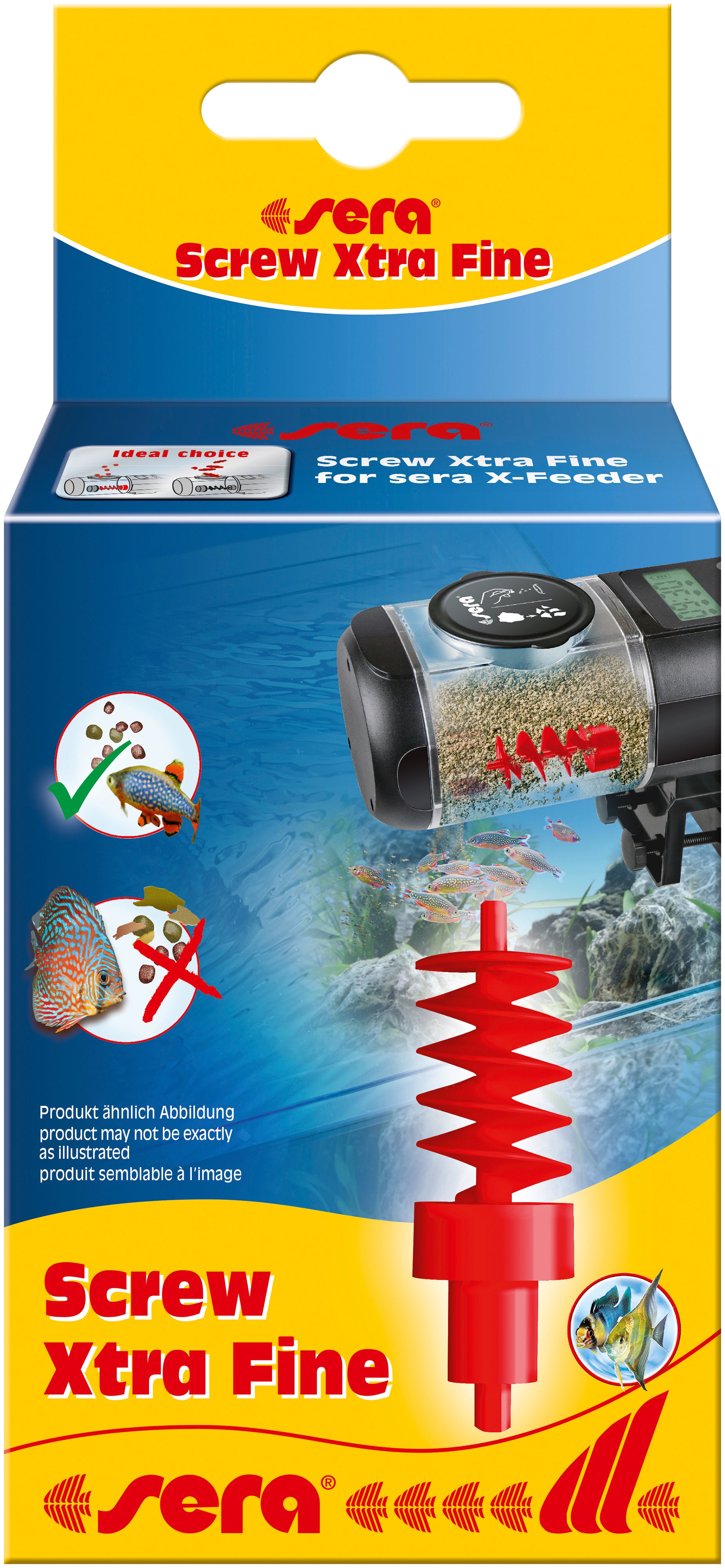 sera Screw Xtra Fine Screw Conveyor (for X-Feeder) – Seastainable Supply