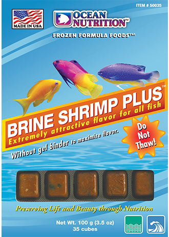 Frozen Brine Shrimp Plus - Cubes - ON – Seastainable Supply